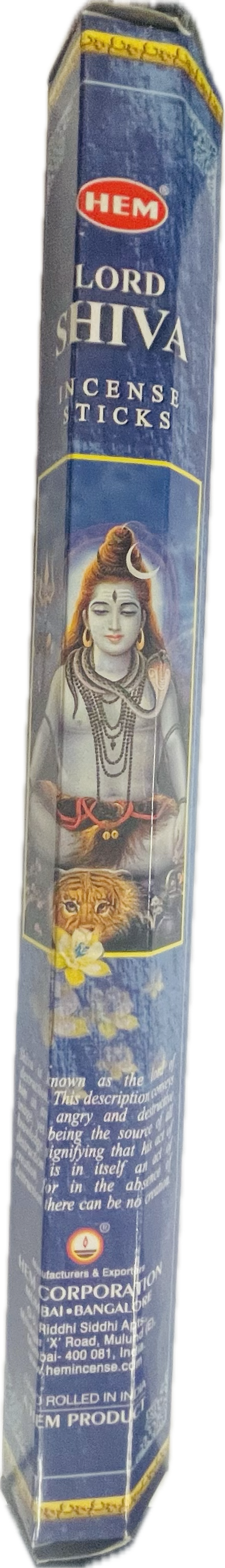 Incienso Varita Lord Shiva (Hem) – Botánica San Simon